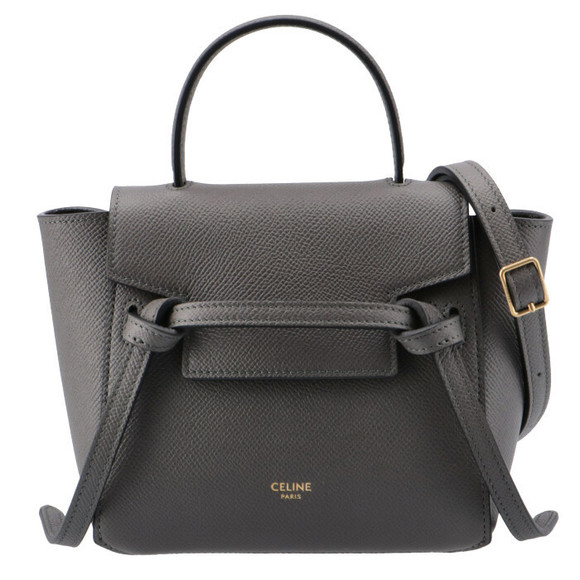 Celine | Bags | Celine Pico Belt Bag Shoulder Bag Mini Gray | Poshmark